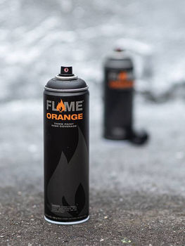 FLAME ORANGE 500ml THICK BLACK | Line2Line